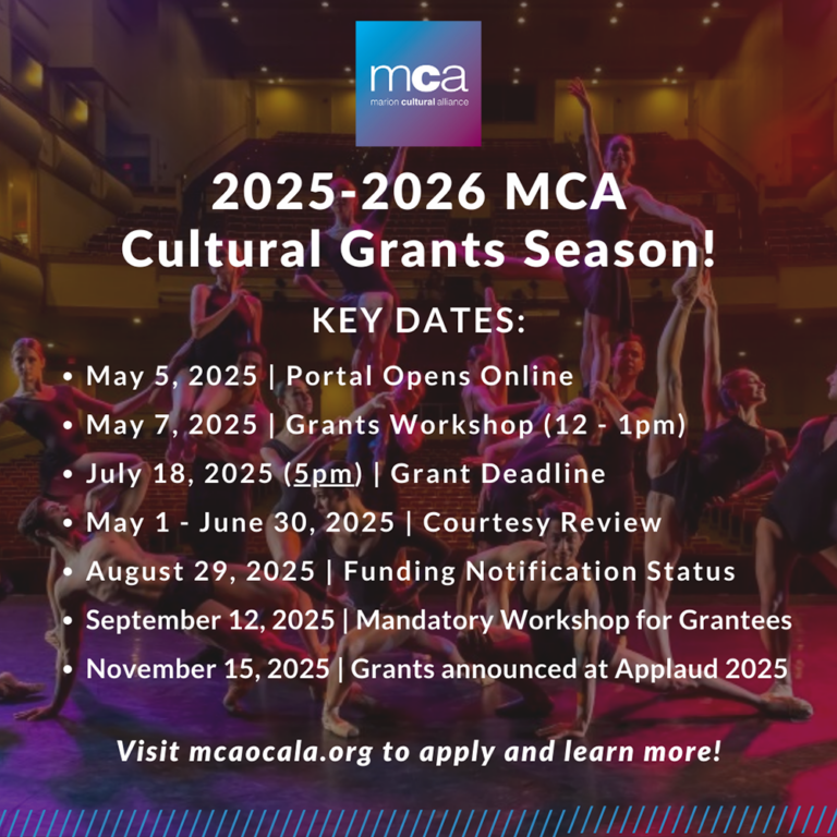 MCA Cultural Grant – Marion Cultural Alliance